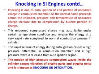 Combustion in si engine | PPTX