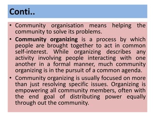 Community Organization | PPTX