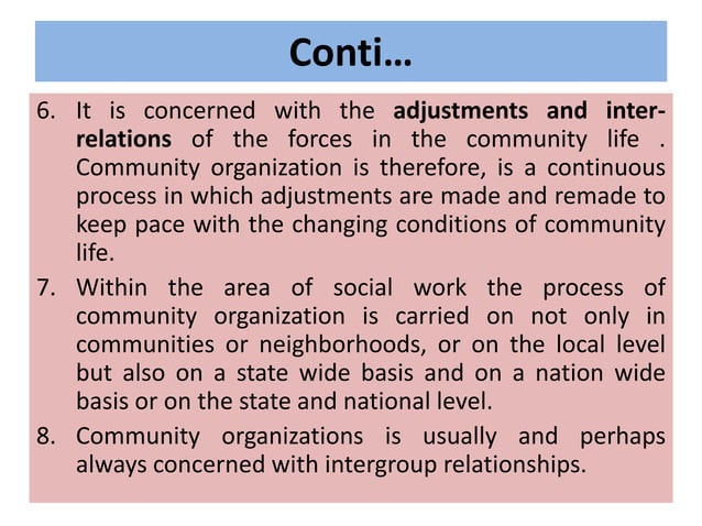 Community Organization | PPTX