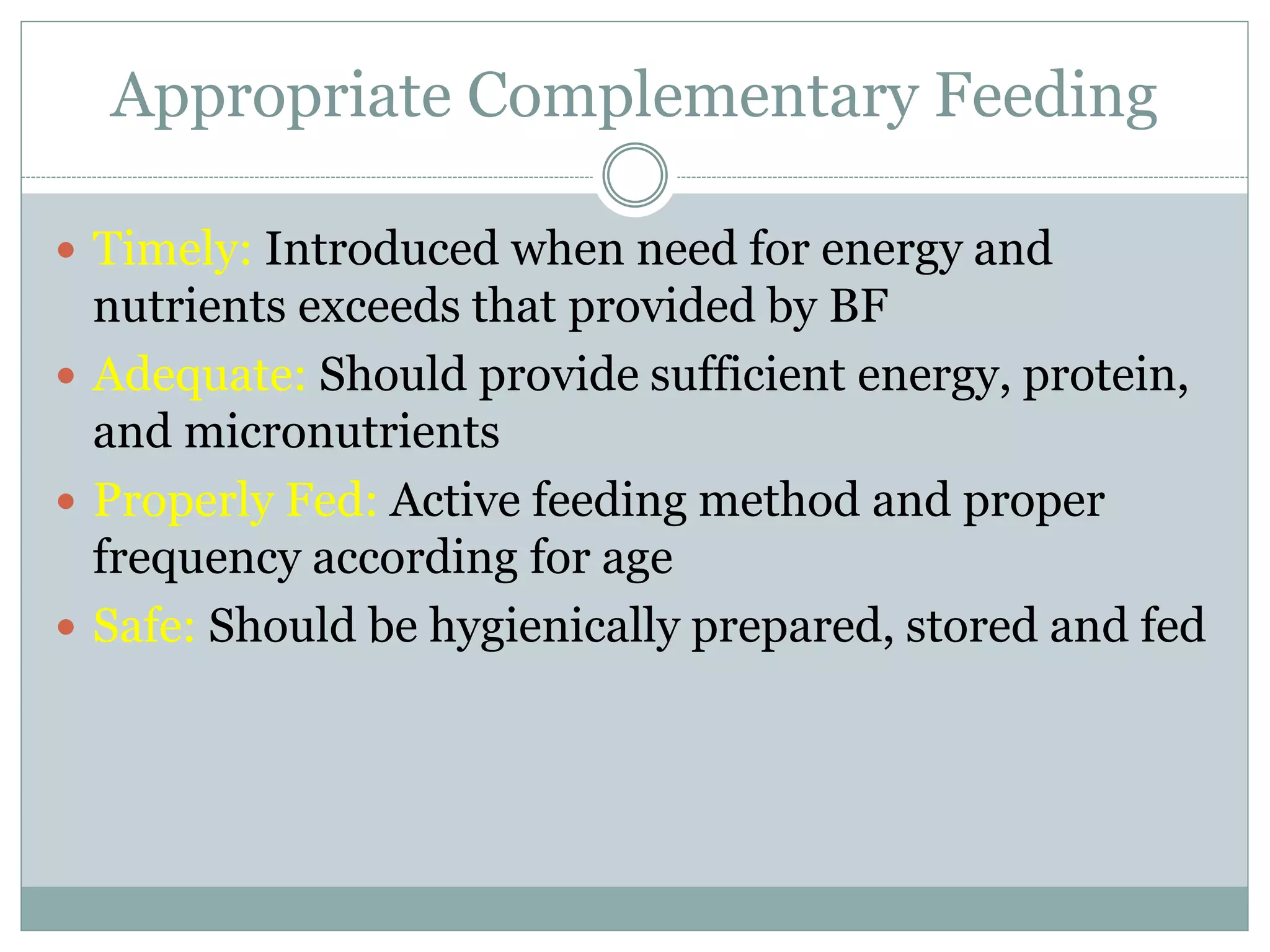 4 complementary-feeding | PPTX