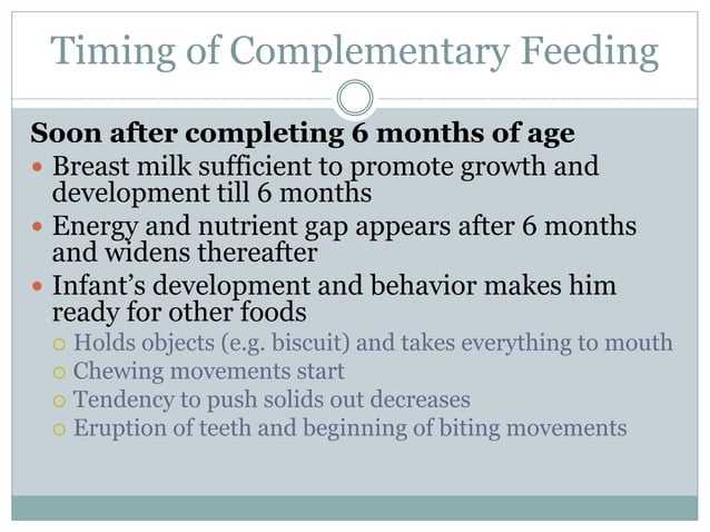 4 complementary-feeding | PPTX | Parenting Babies and Toddlers | Parenting