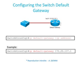 Composants et fonctionnement d'un Switch Cisco | PDF