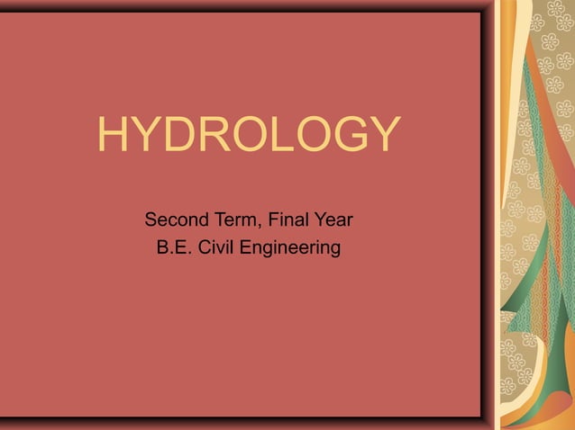 Hydrology ( computation of average rainfall ) | PPT | Weather | Science