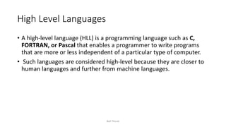 4 computer languages | PPT