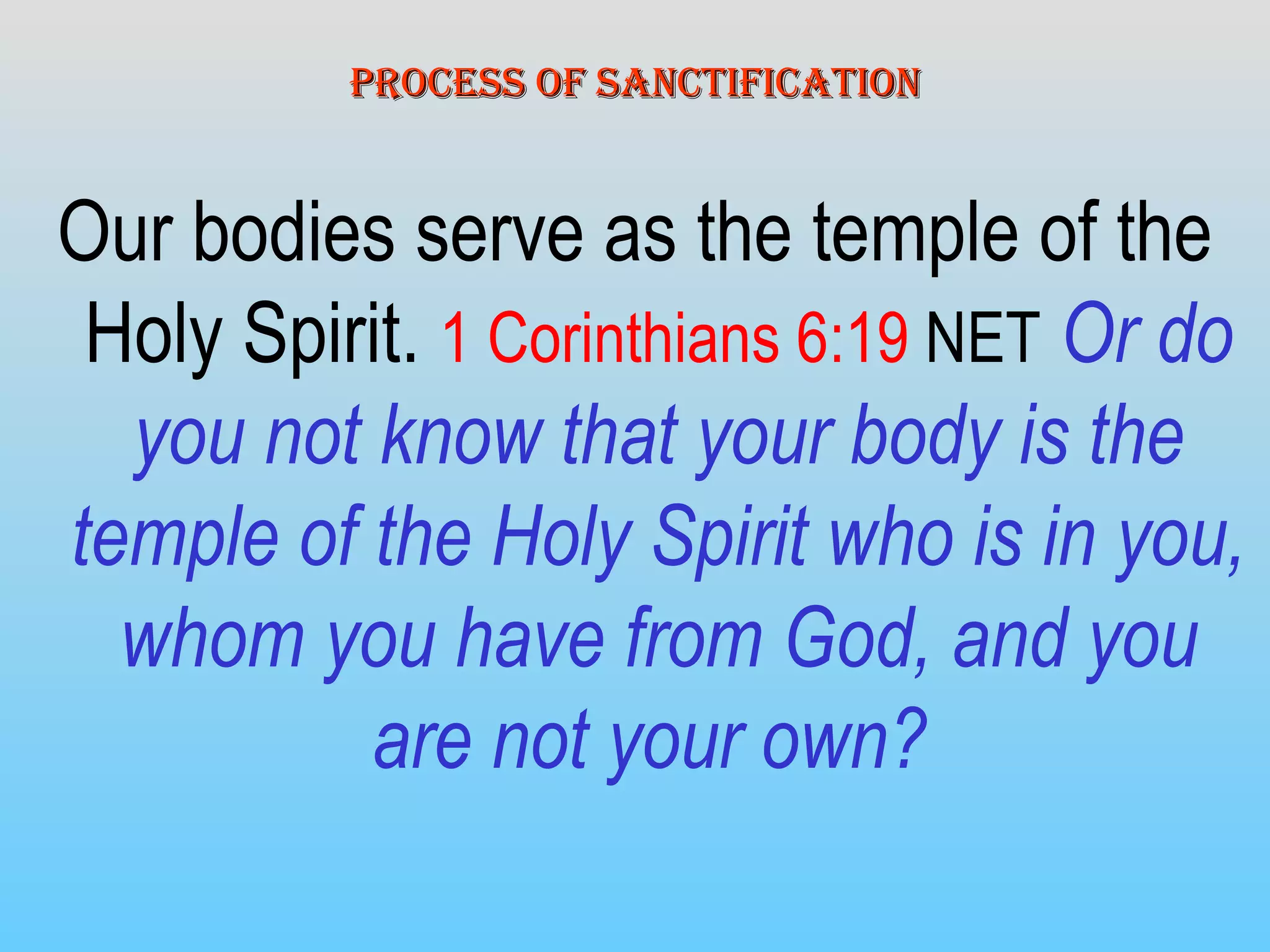 The Significance of Being A Christian - Consecrated To God | PPT