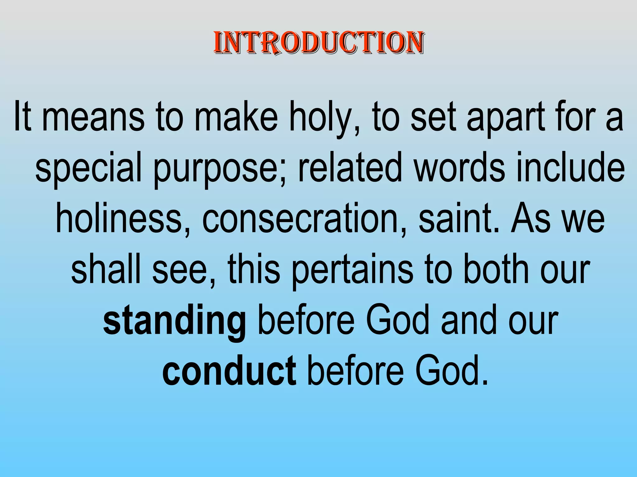 The Significance of Being A Christian - Consecrated To God | PPT