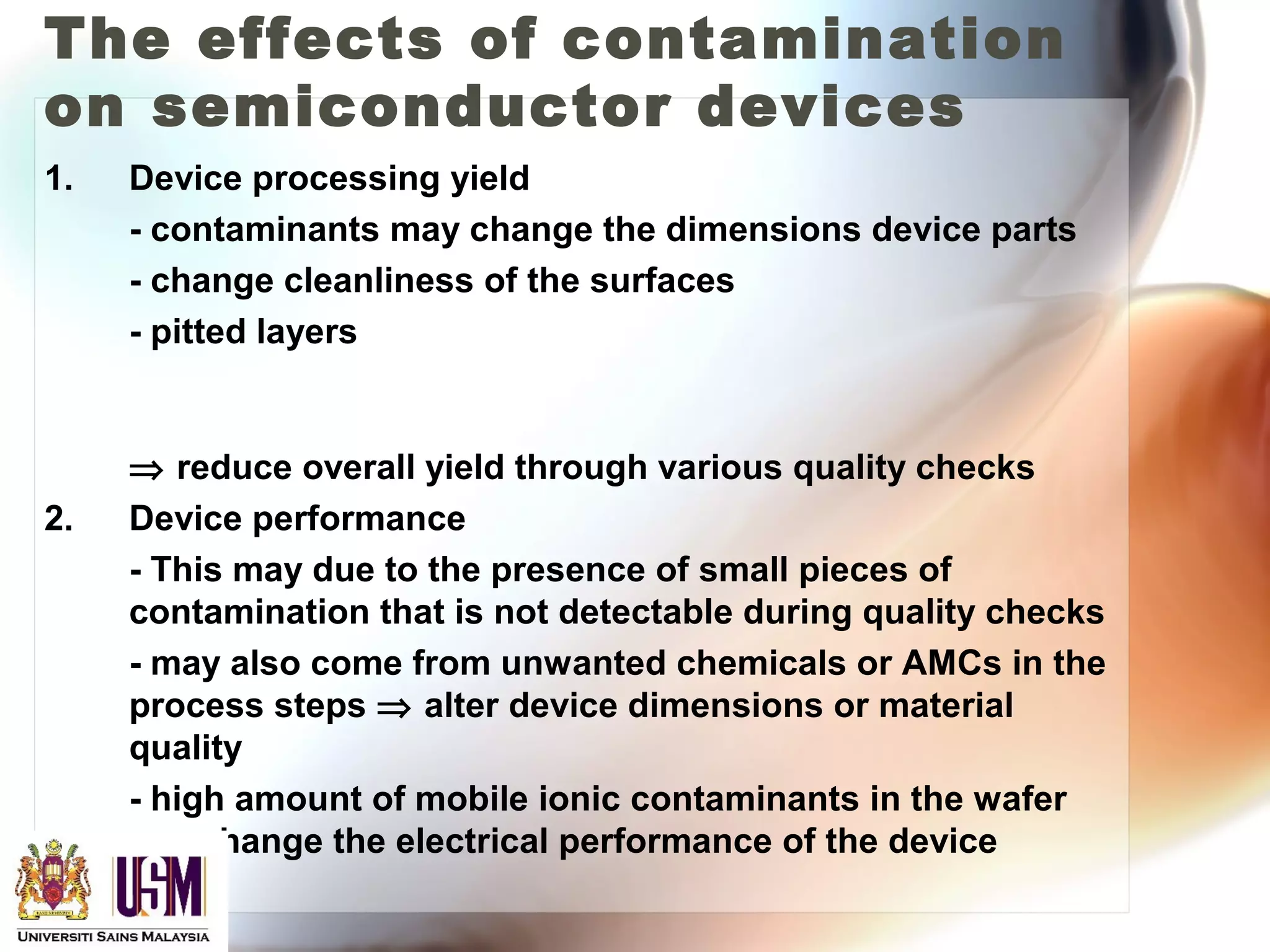 contamination control | PPT