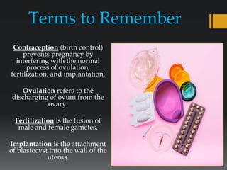 Contraception Methods | PPTX