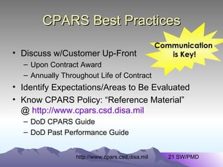 4. contractor performance_assessment_reporting_system | PPT