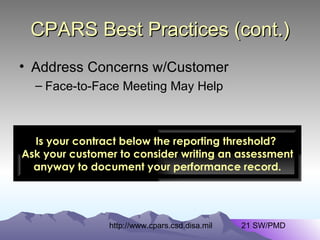 4. contractor performance_assessment_reporting_system | PPT