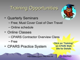 4. contractor performance_assessment_reporting_system | PPT