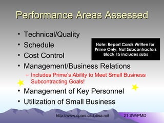 4. contractor performance_assessment_reporting_system | PPT