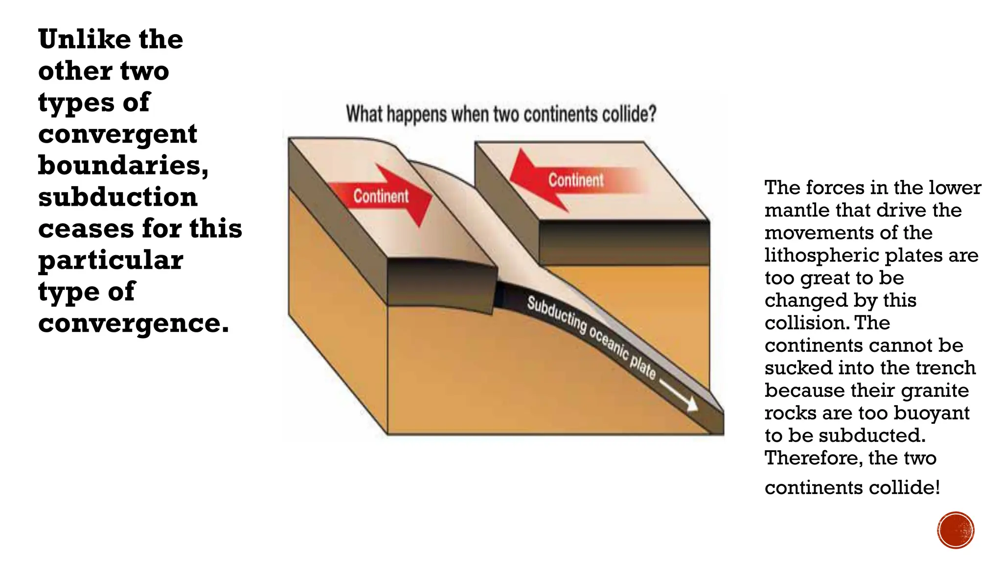 Presentation on the Convergence of Continental Plates | PDF