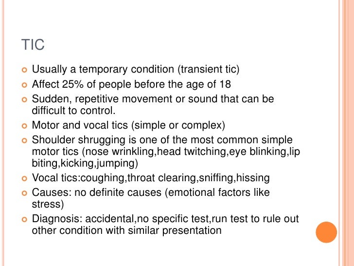 4. Convulsive disorder