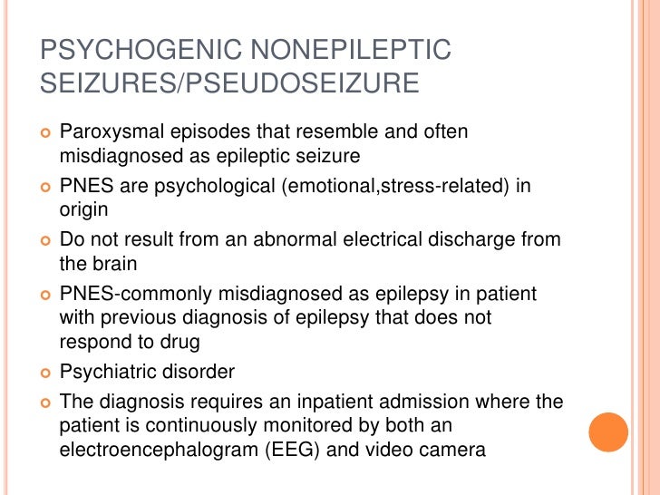 4. Convulsive disorder