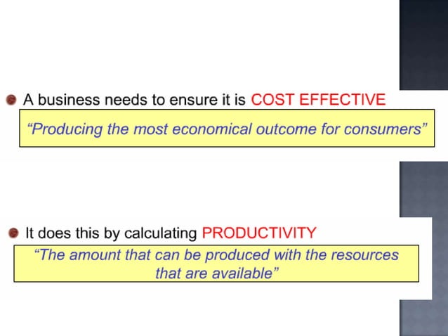 4 cost-effective operations | PPT