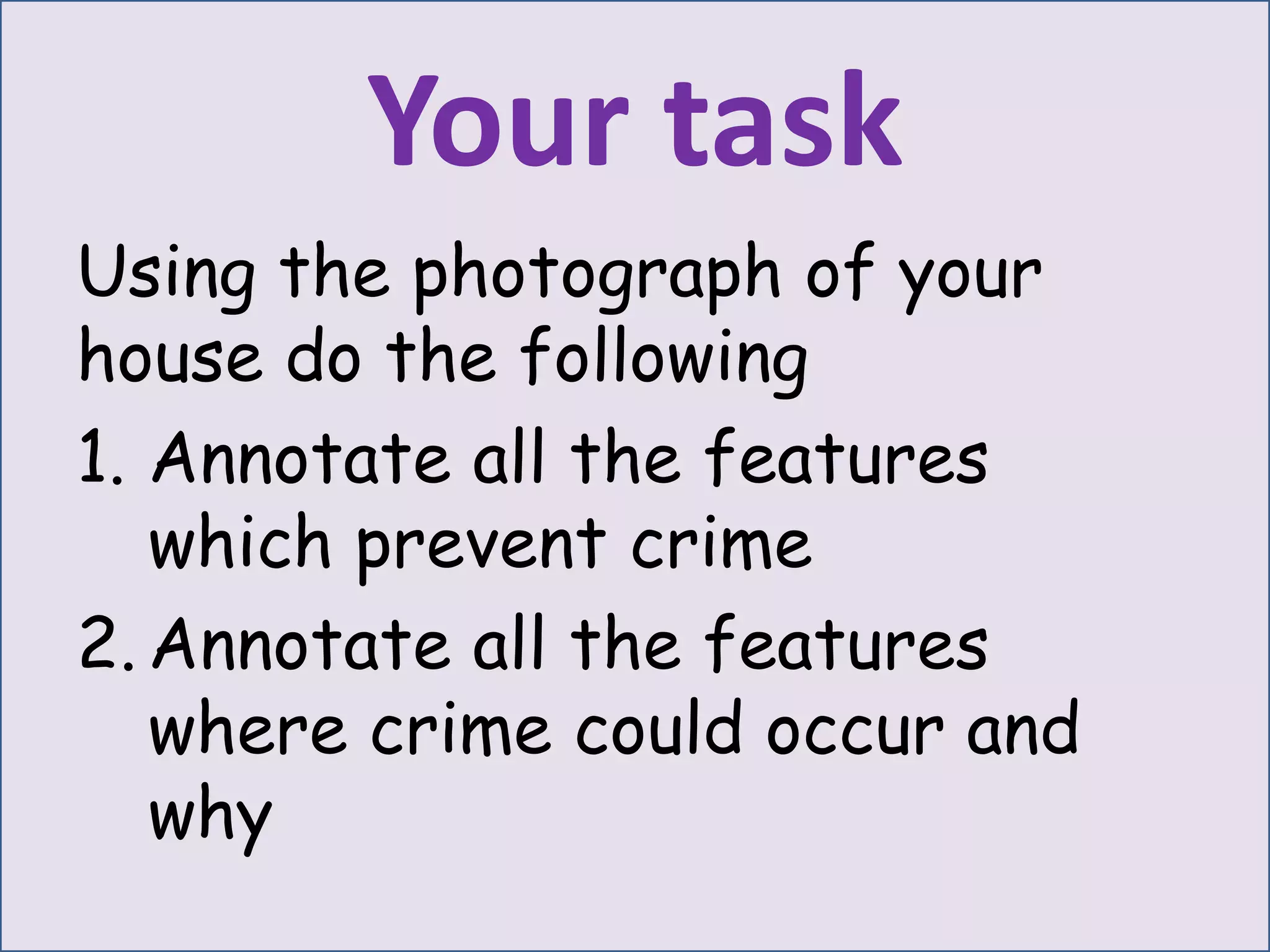 Crime and target hardening | PPTX