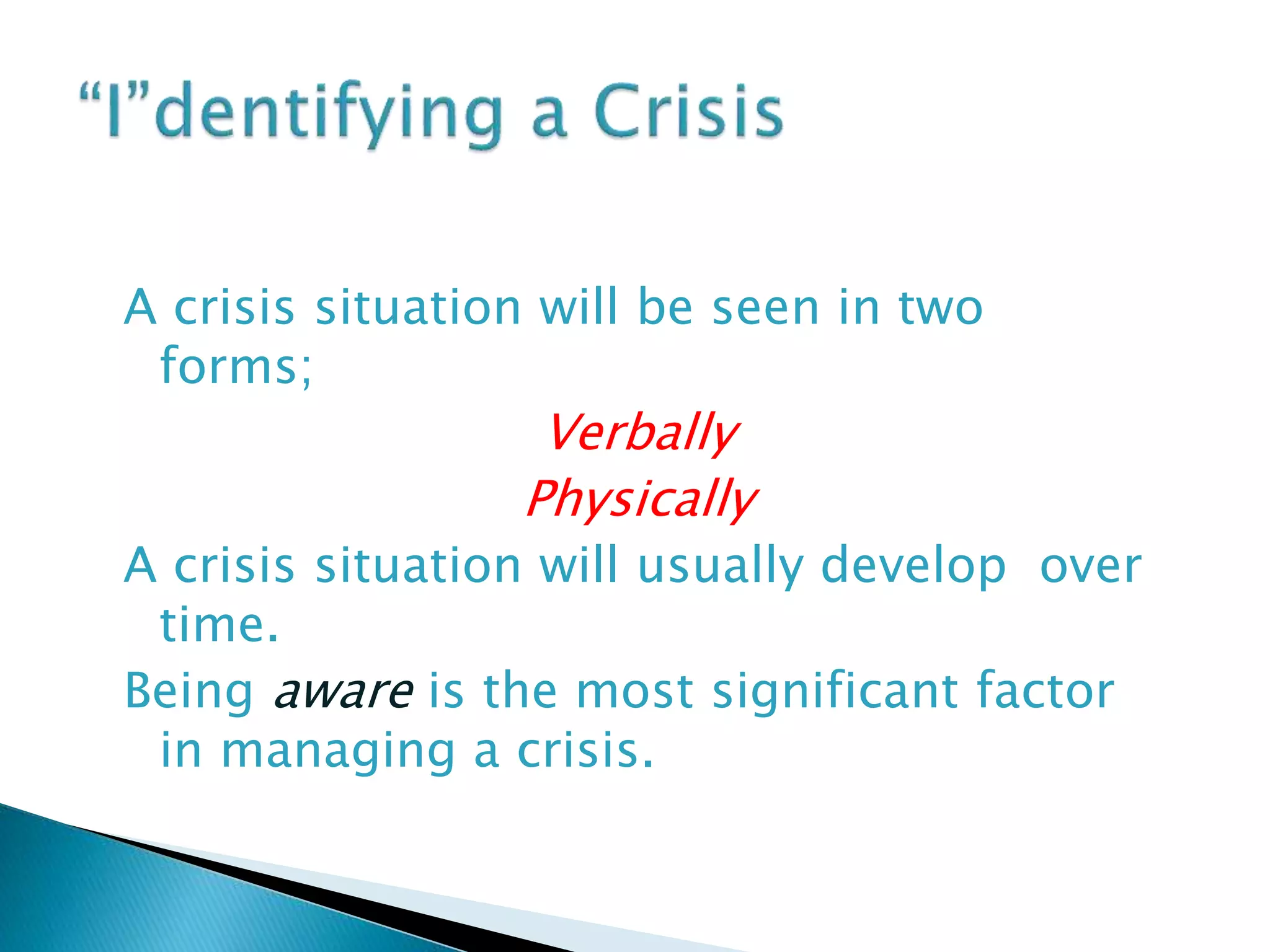 4 crisis prevention | PPTX
