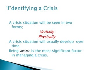 4 crisis prevention | PPTX