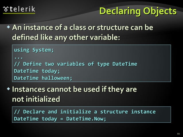 C# Language Overview Part II | PPT
