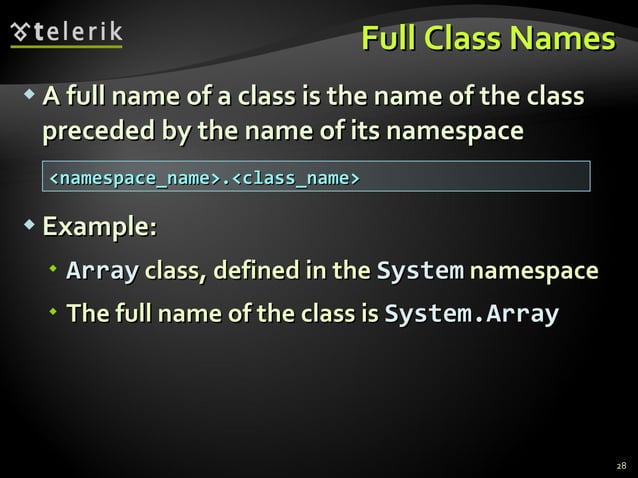 C# Language Overview Part II | PPT