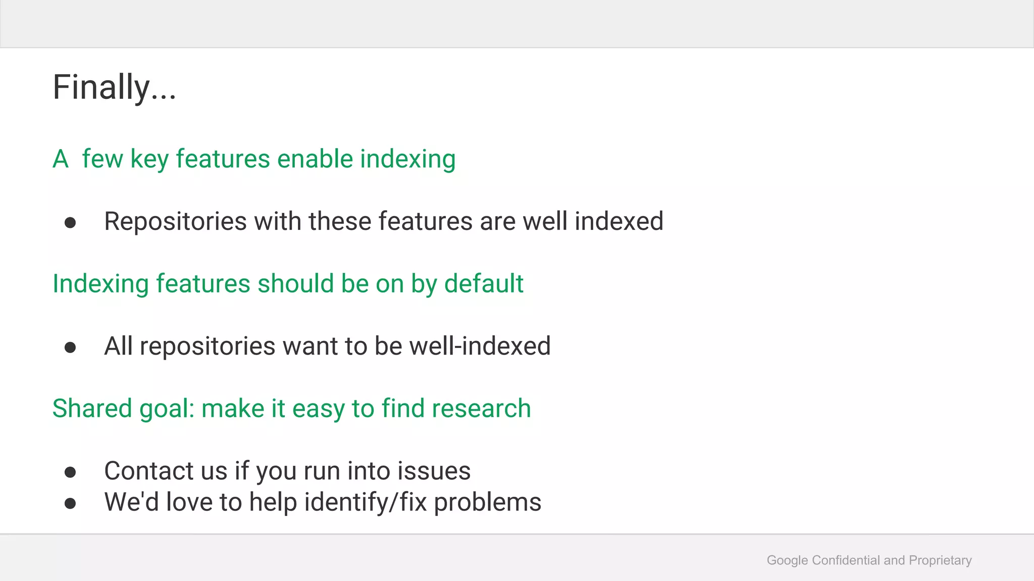 Indexing repositories: Pitfalls & best practices | PDF