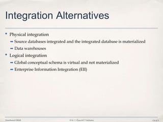 Database , 4 Data Integration | PPTX