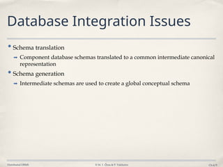 Database Integration in Distributed Database | PPTX