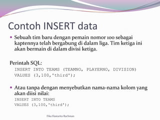 4. data manipulation language (dml) | PPT