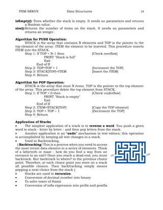 2nd puc computer science chapter 3 data structures 1 | PDF