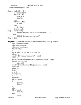 2nd puc computer science chapter 3 data structures 1 | PDF