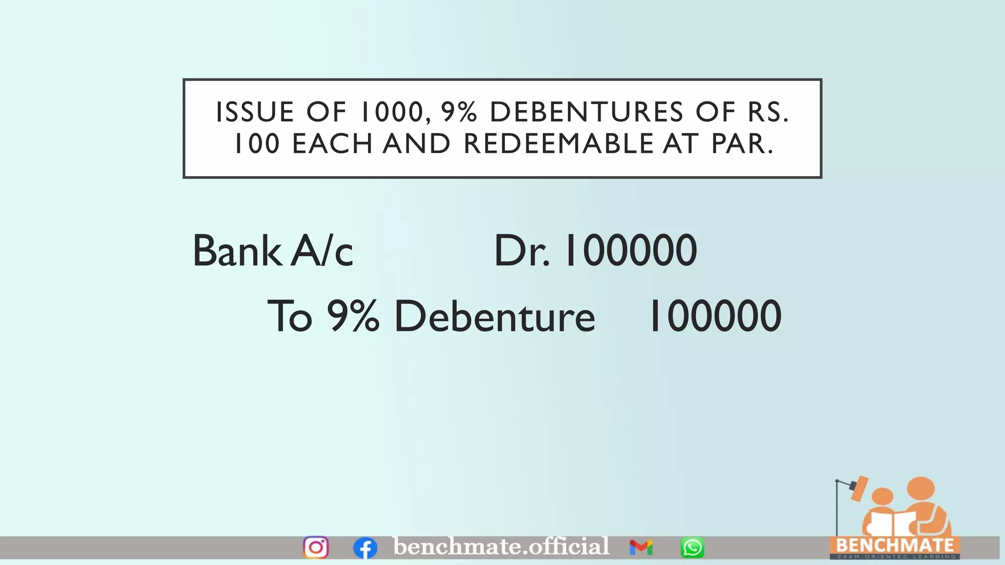 debenture issue and redemption | PDF