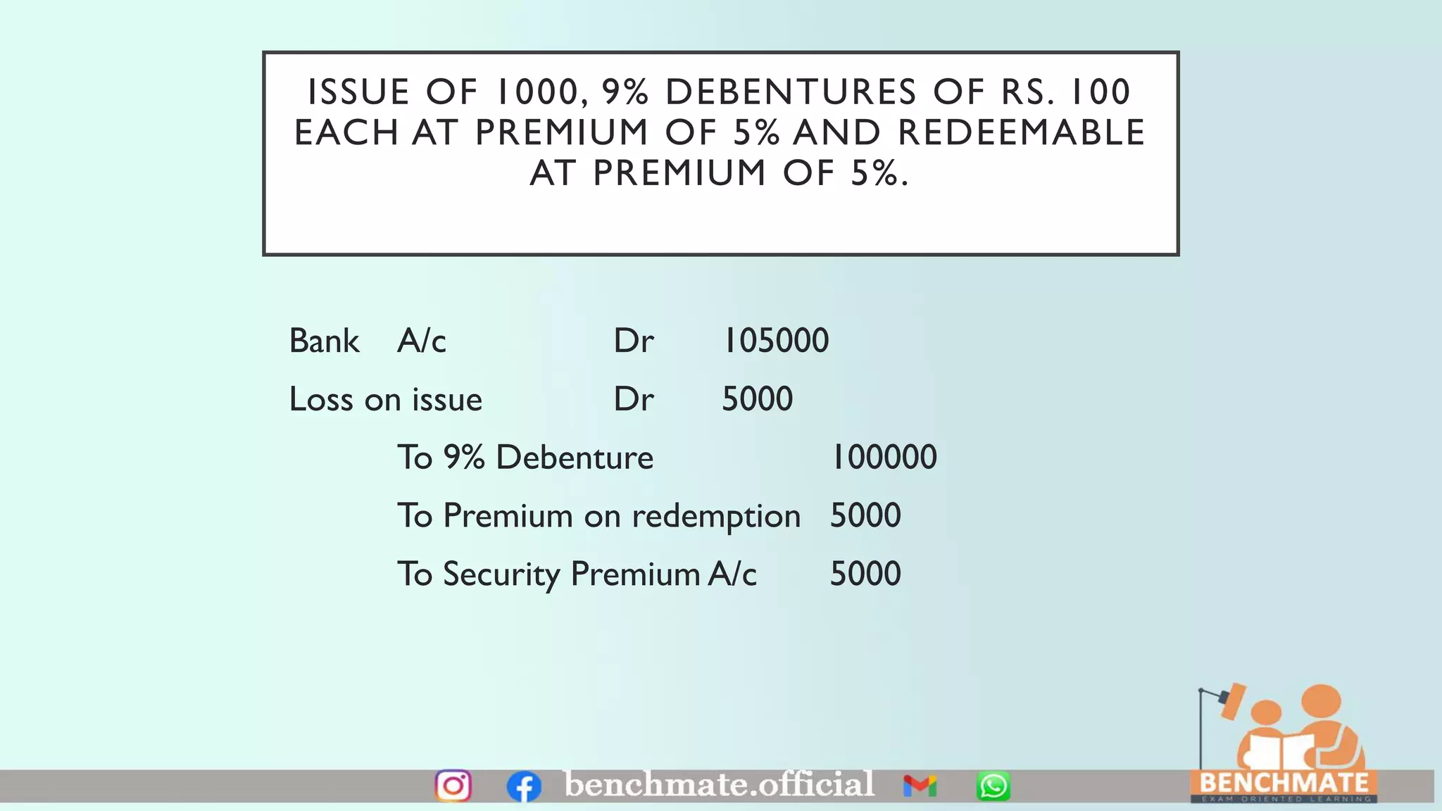debenture issue and redemption | PDF