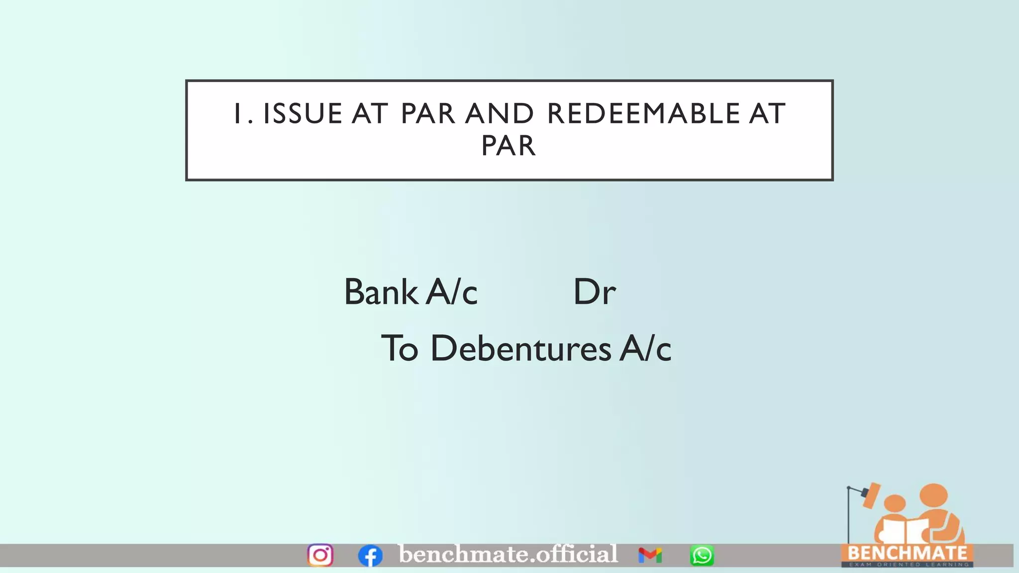 debenture issue and redemption | PDF