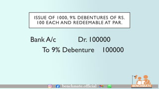 debenture issue and redemption | PDF