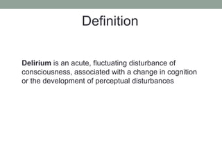 Delirium | PPT