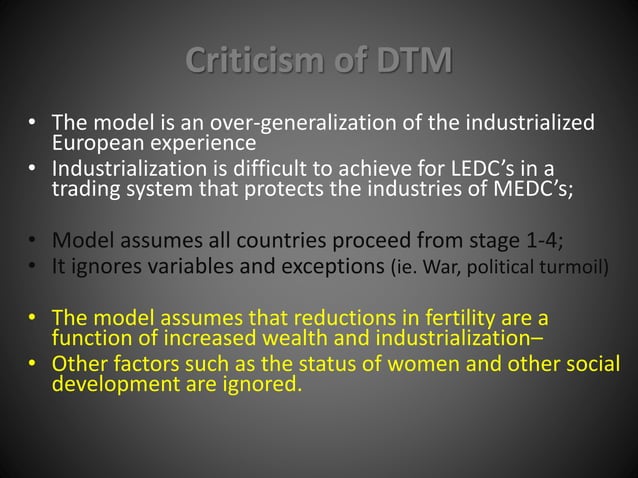 4 demographic transition model | PPTX