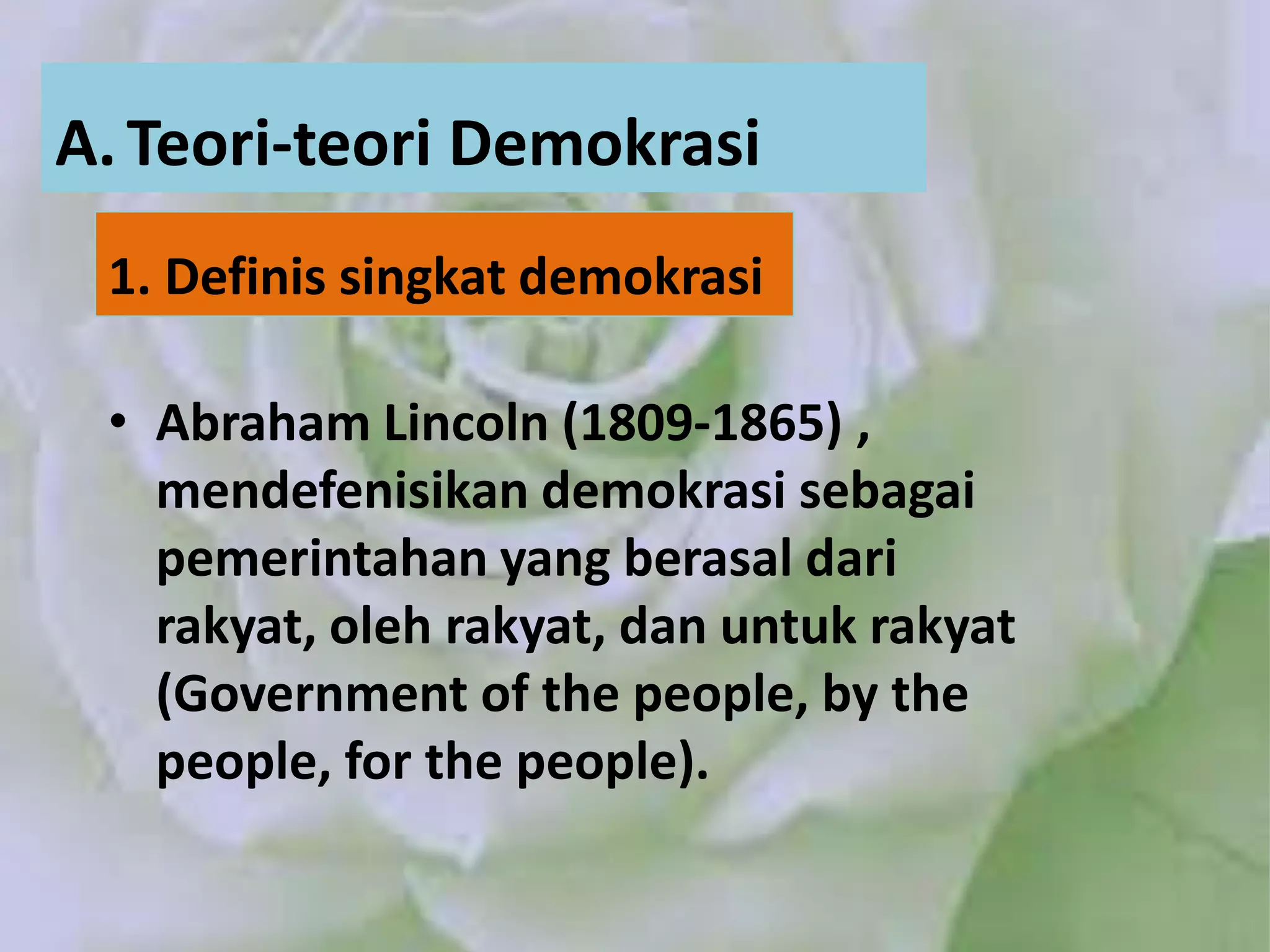 4 Demokrasi Dan Pendidikan Demokrasi Ppt 