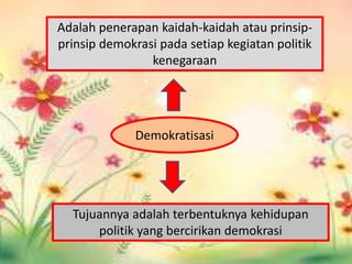 4. demokrasi dan pendidikan demokrasi | PPTX