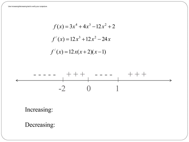 Derivatives in graphing-dfs | PPTX | Geography | Science