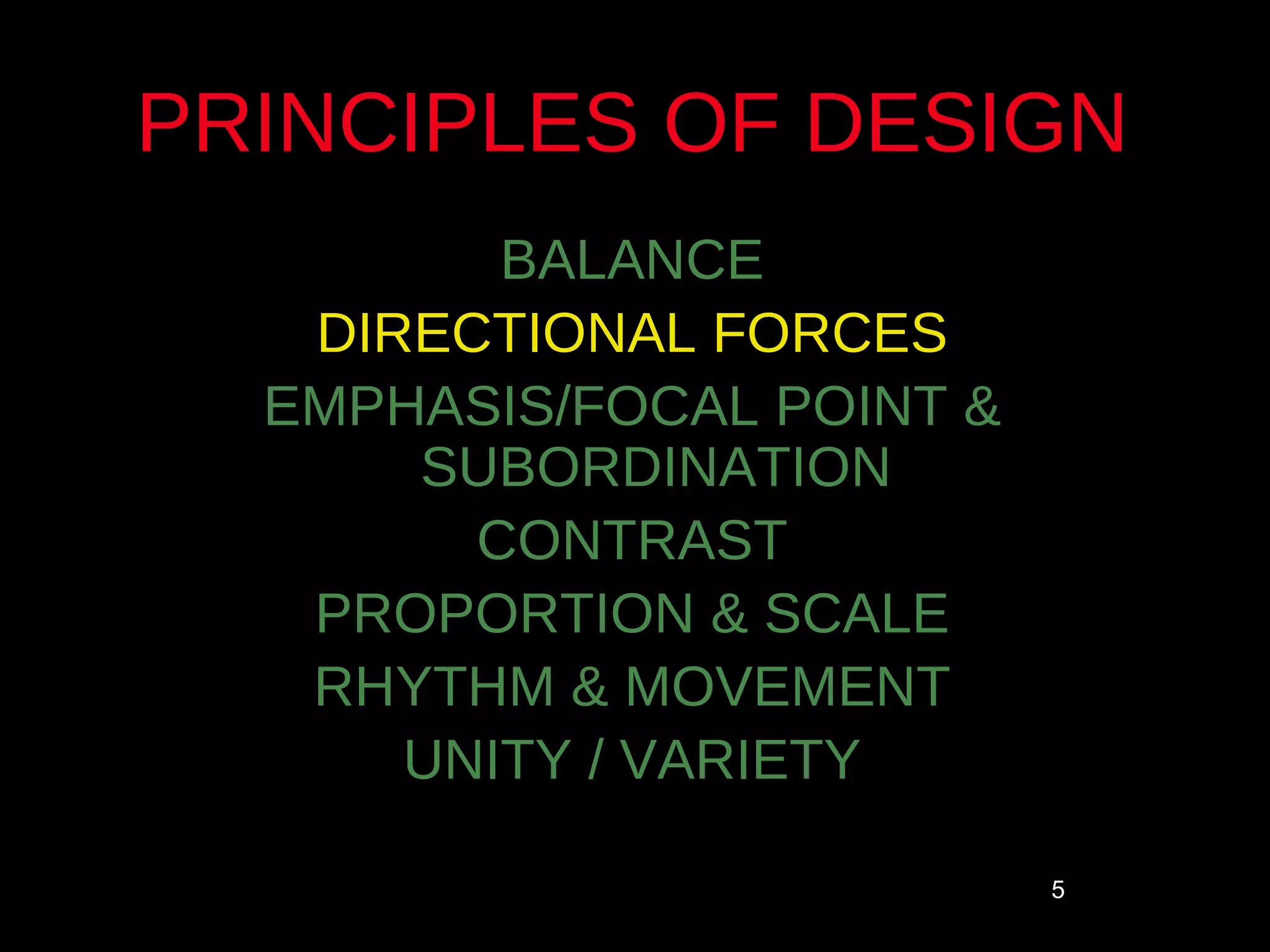 4.design principles | PPT | Design | Fine Art