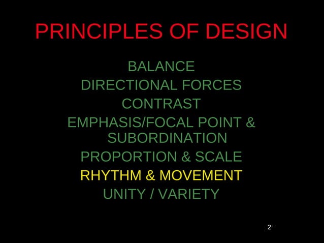 4.design principles | PPT | Design | Fine Art