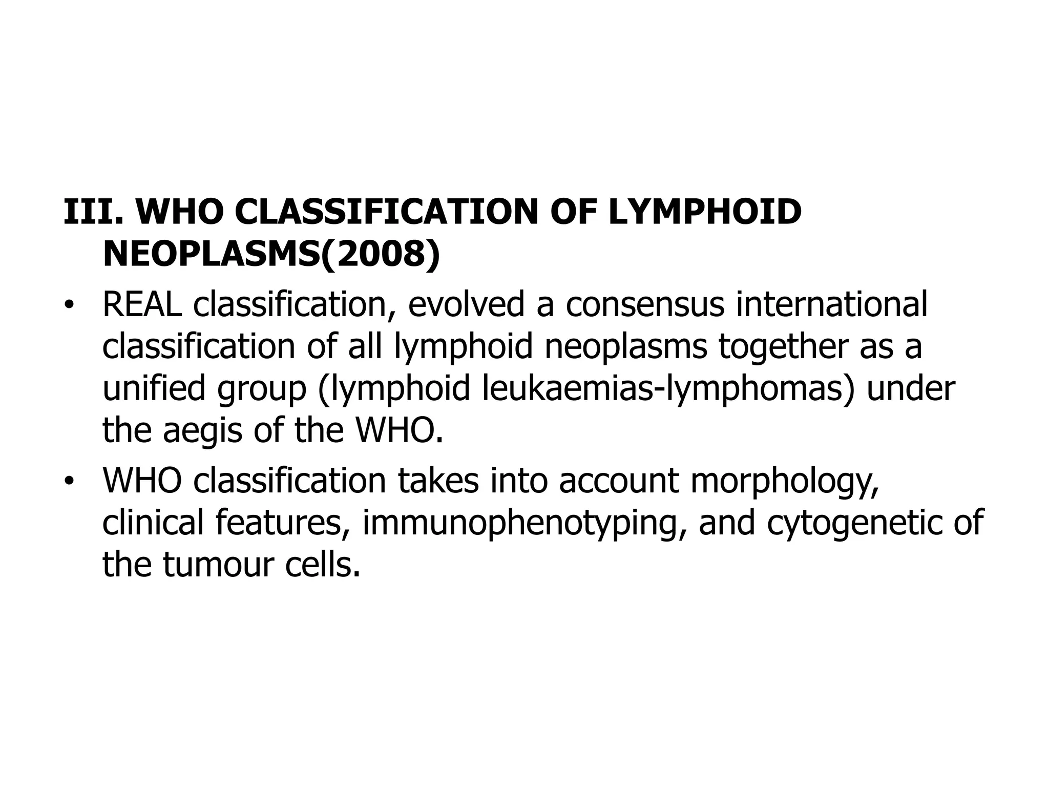 Diseases of white blood cells, lymph nodes, spleen, and thymus | PPTX