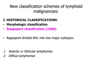 Diseases of white blood cells, lymph nodes, spleen, and thymus | PPTX