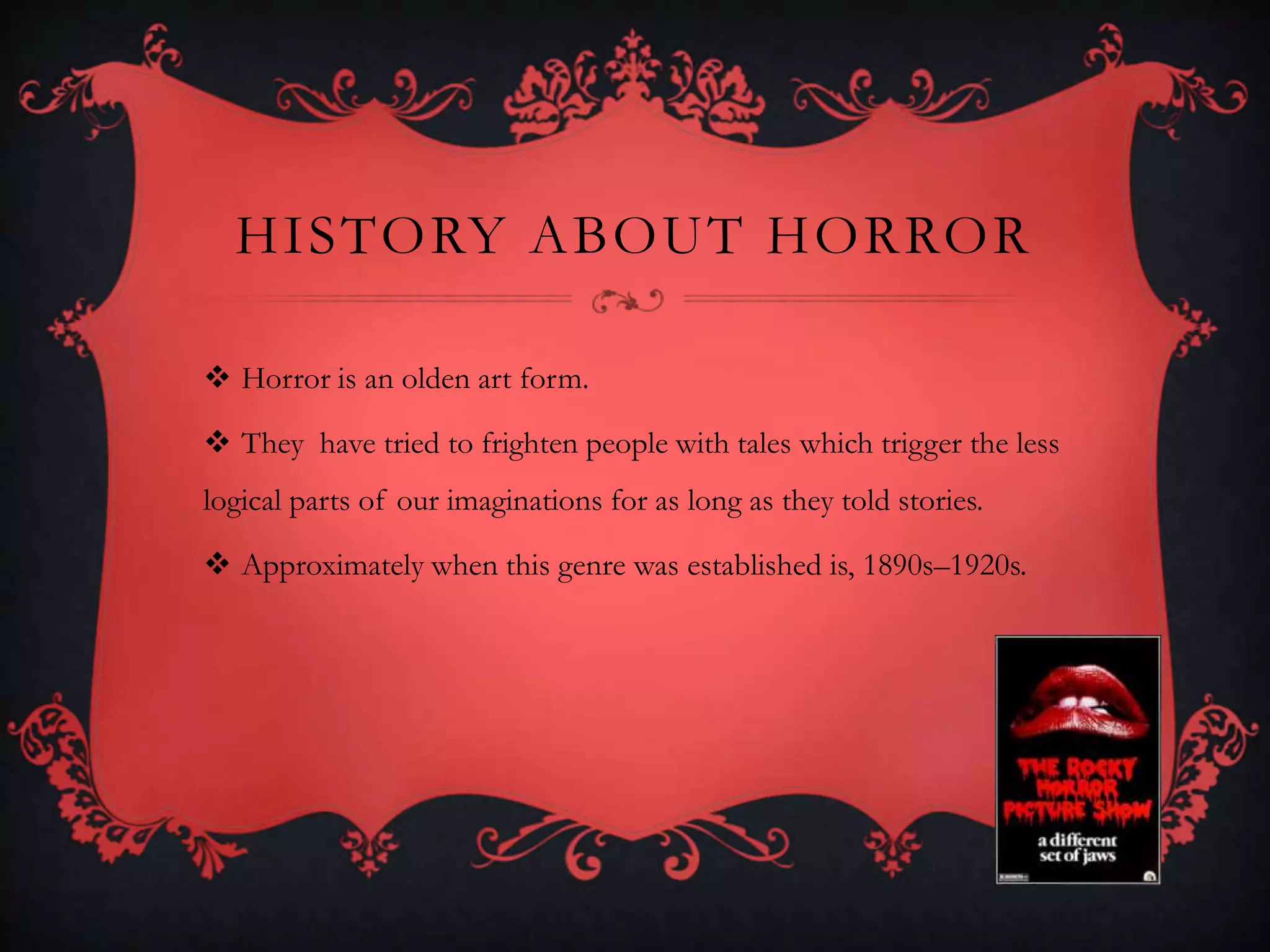 4.drama & horror | PPT