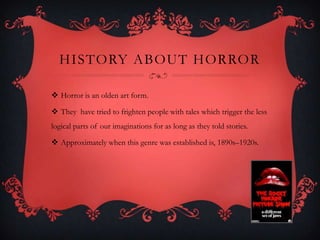 4.drama & horror | PPTX