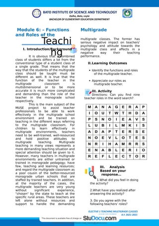 4 e-lective-1-module-6-lesson-11-12 | PDF
