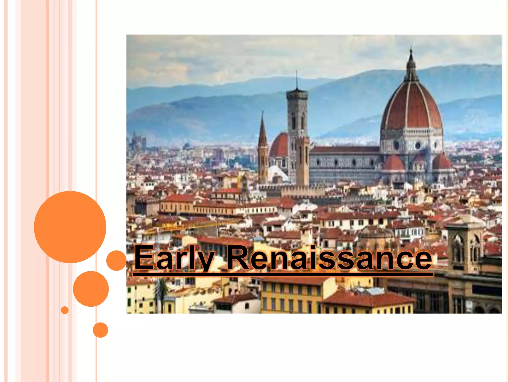 THEORY: Early Renaissance Architecture | PPTX