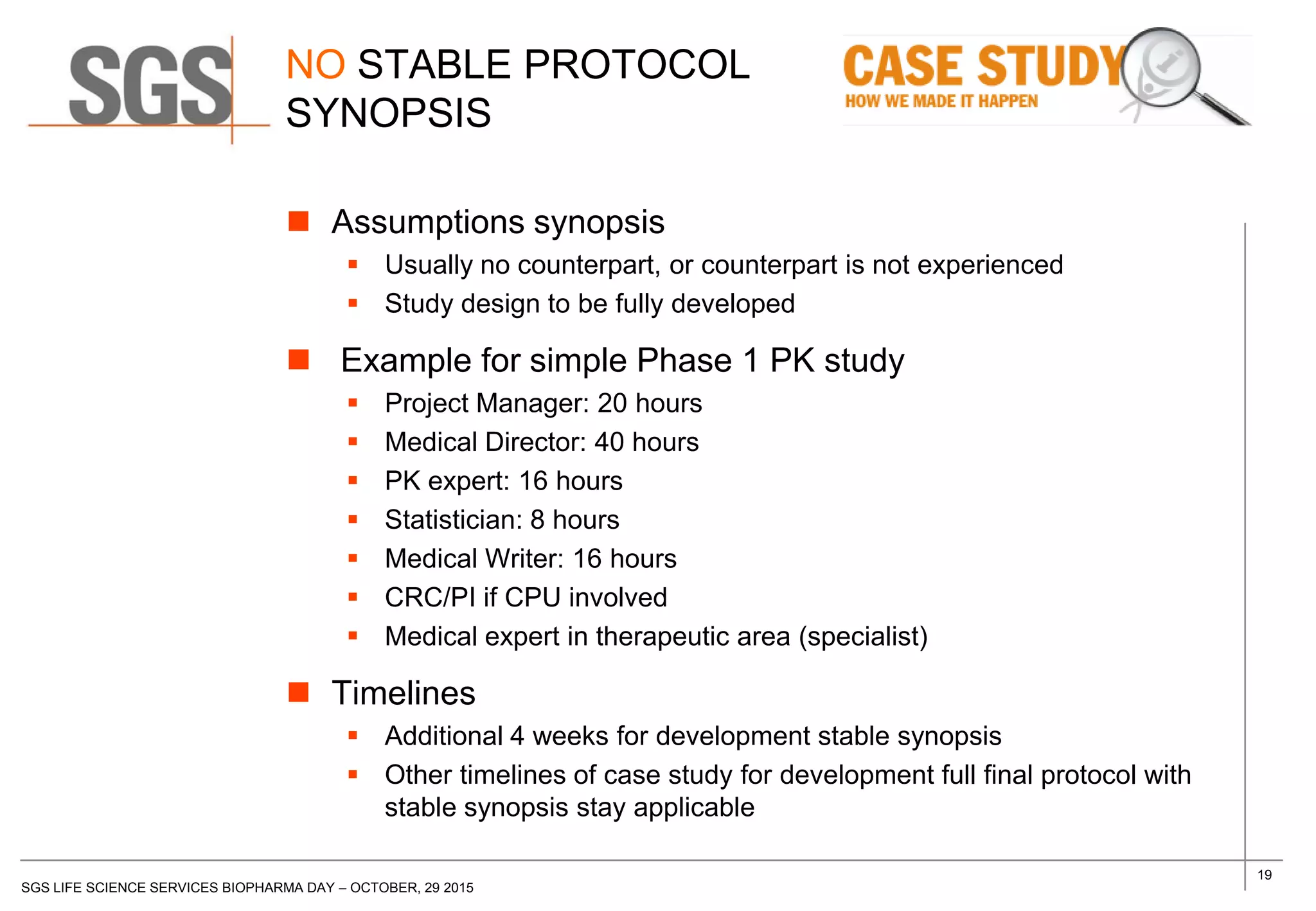 Writing A Phase I Protocol: A Multidisciplinary Team Approach | PPT