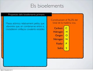 04. Els bioelements | PPT
